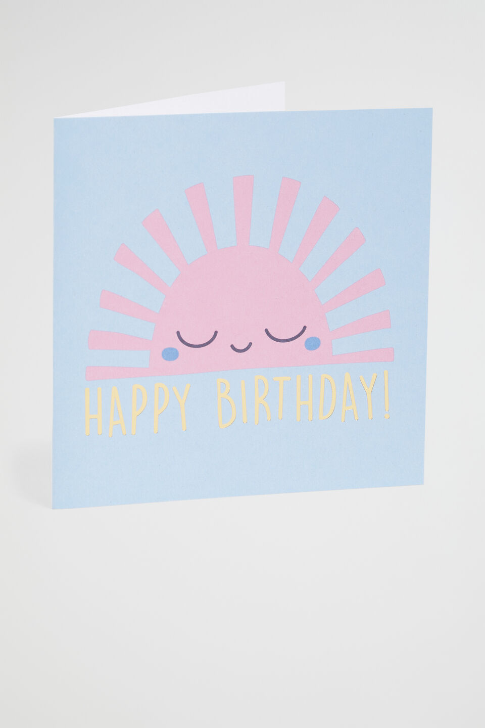 Large Sun Birthday Card