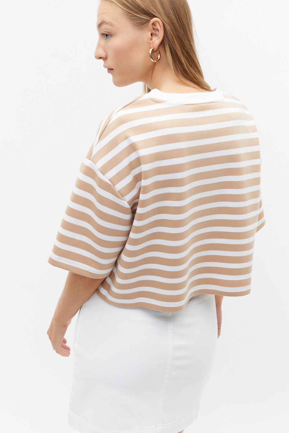 Stripe Boxy Tee