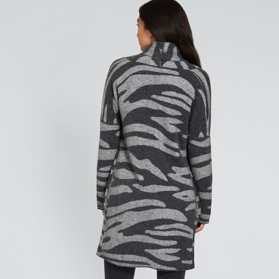 Zebra Print Cardigan