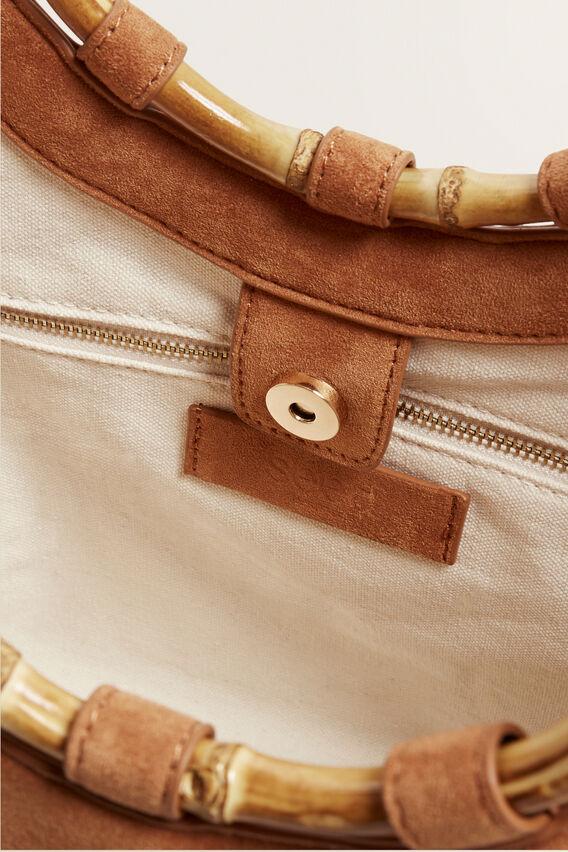 Bamboo Handle Tote