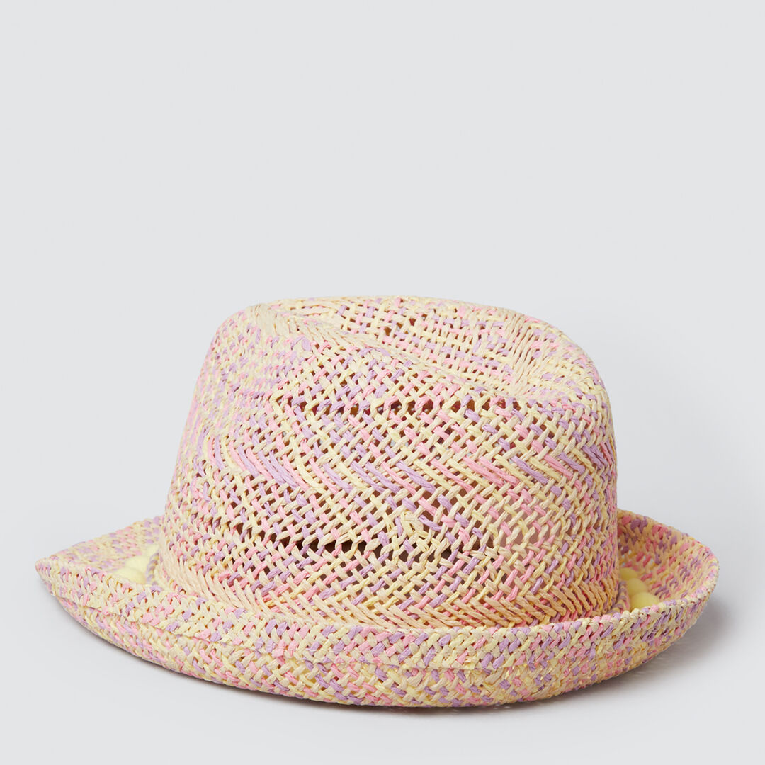 Pastel Weave Fedora | Seed Heritage