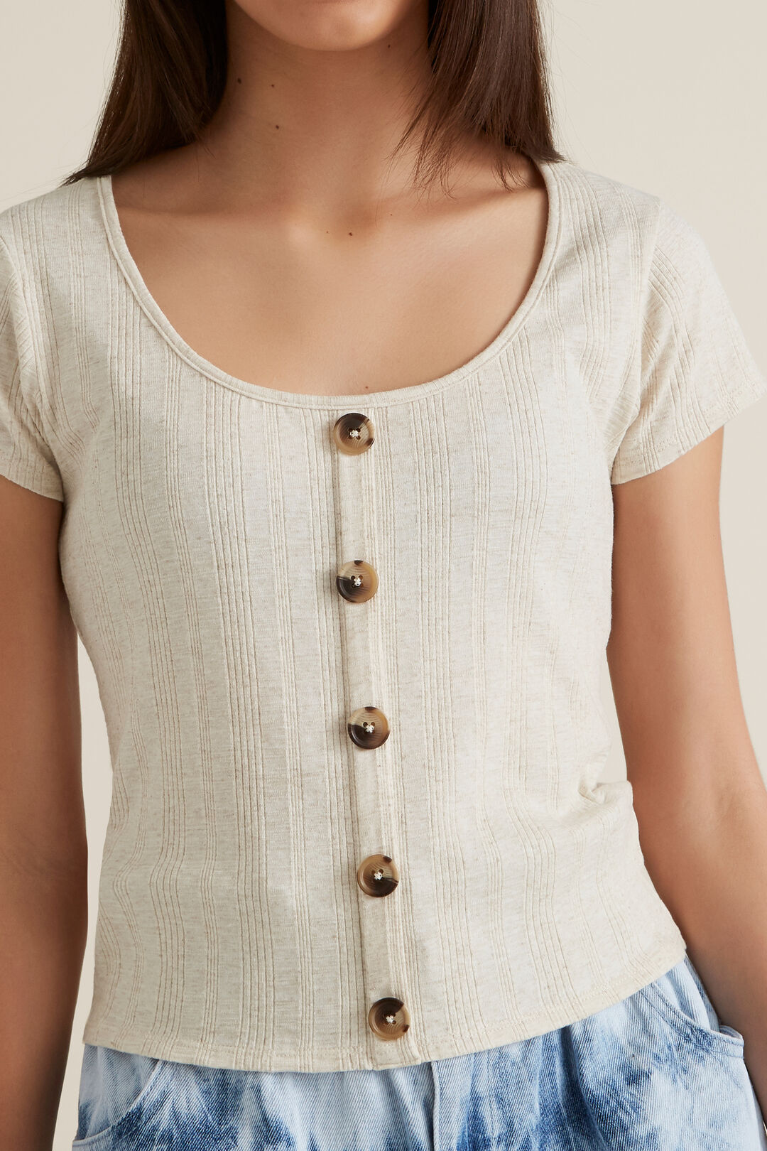 Button Rib Top | Seed Heritage