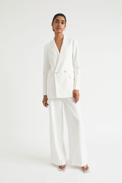 Ramie Cotton Longline Blazer | Seed Heritage