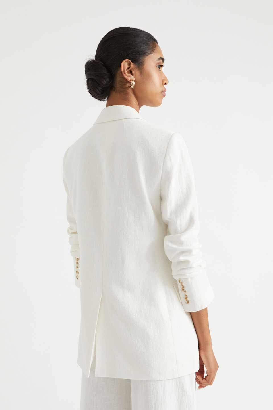 Ramie Cotton Longline Blazer | Seed Heritage