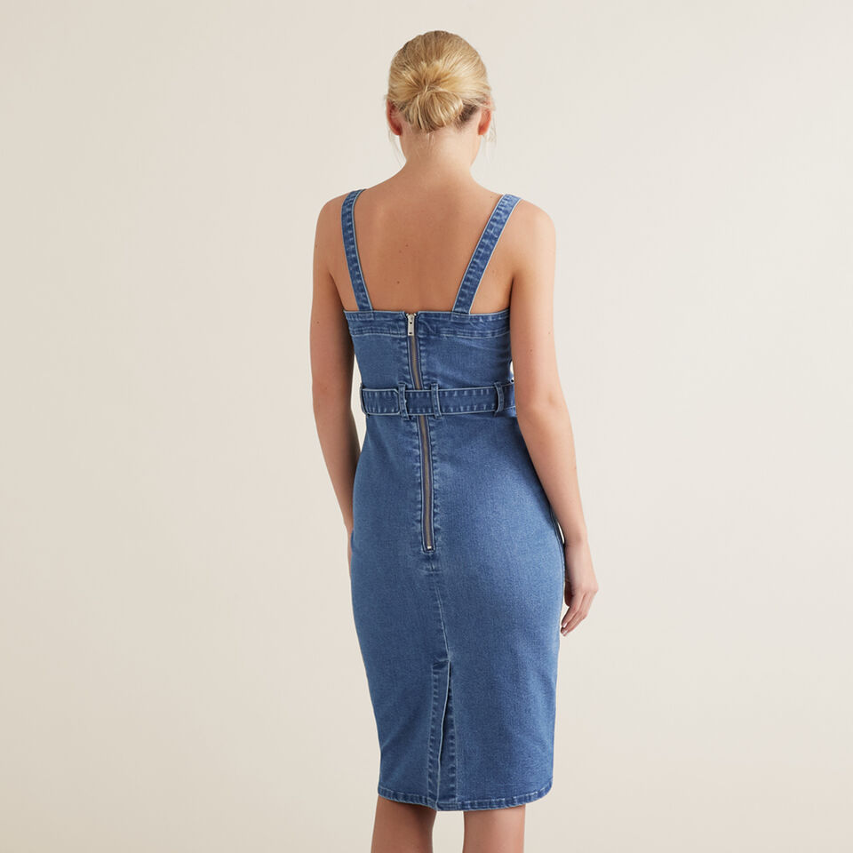 Belted Denim Dress | Seed Heritage