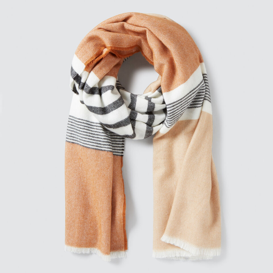 Stripe Colour Block Scarf | Seed Heritage