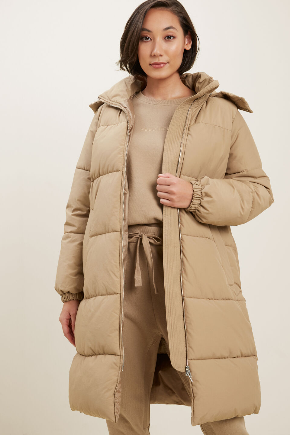 Hooded Oversize Puffer | Seed Heritage