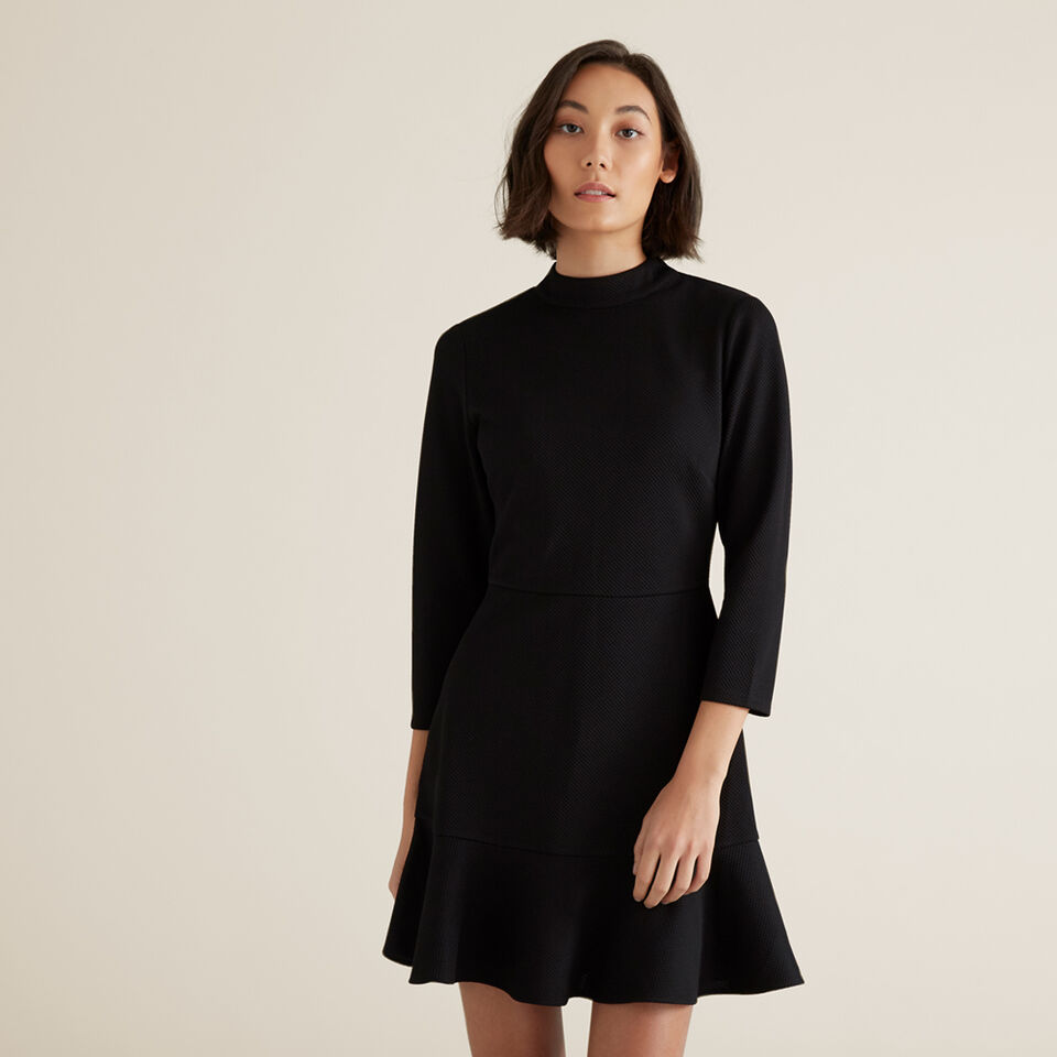 Textured Kick Flare Dress | Seed Heritage