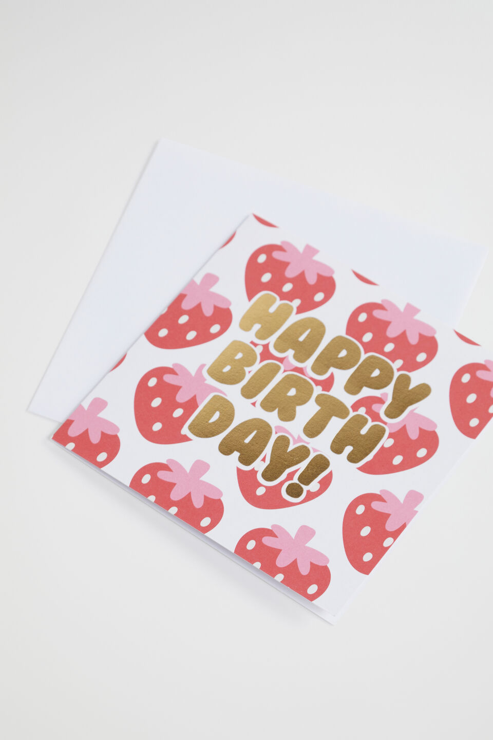 Large Happy Birthday Strawberry Card | Seed Heritage