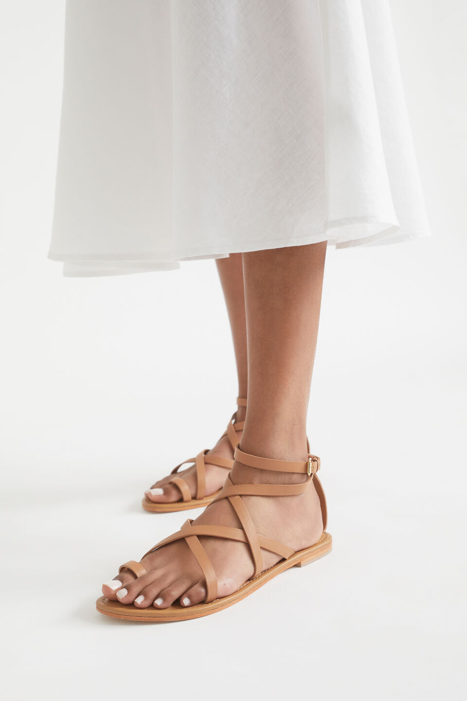 Jasmine Flat Sandal | Seed Heritage