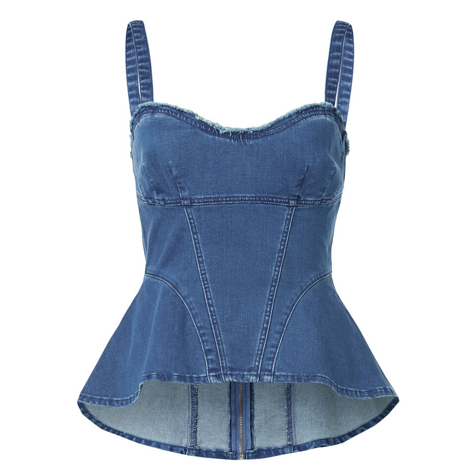 Denim Bustier | Seed Heritage