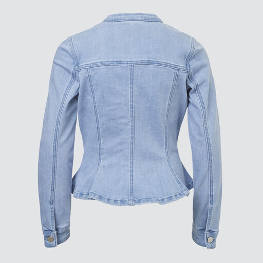 Peplum Denim Jacket | Seed Heritage