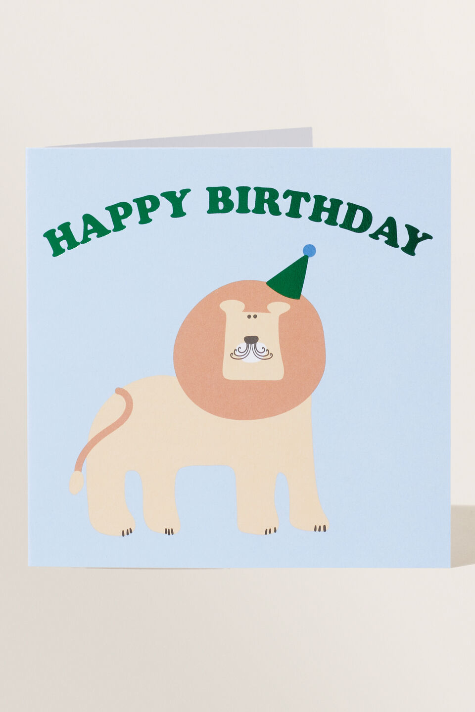 Large Lion Happy Birthday Card | Seed Heritage