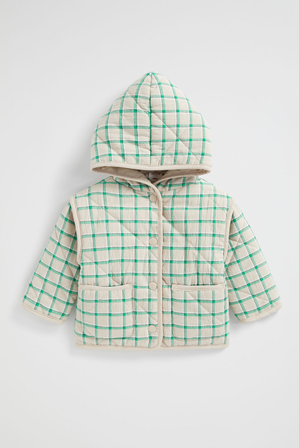 Quilted Gingham Jacket | Seed Heritage