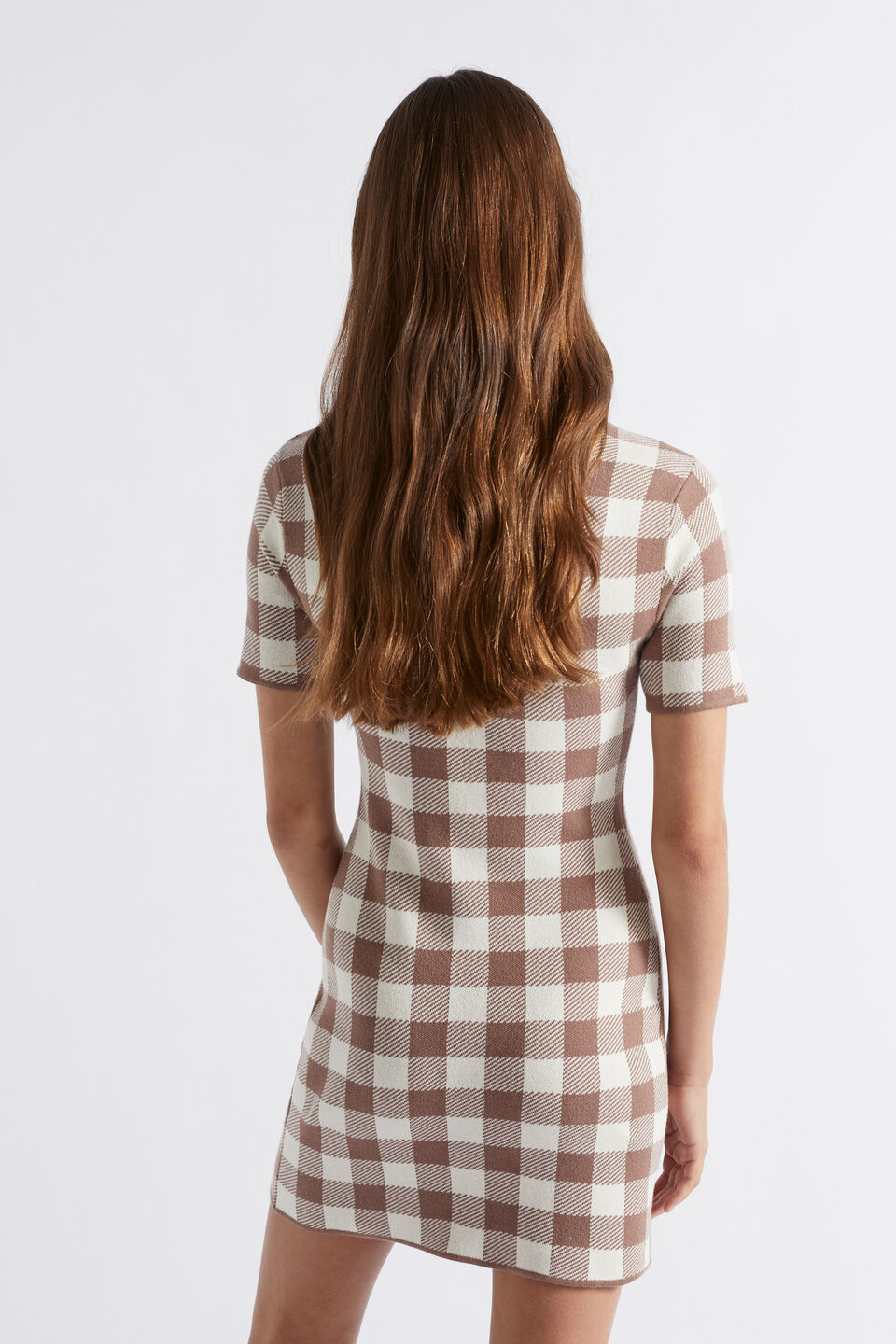 Check Knit Dress | Seed Heritage