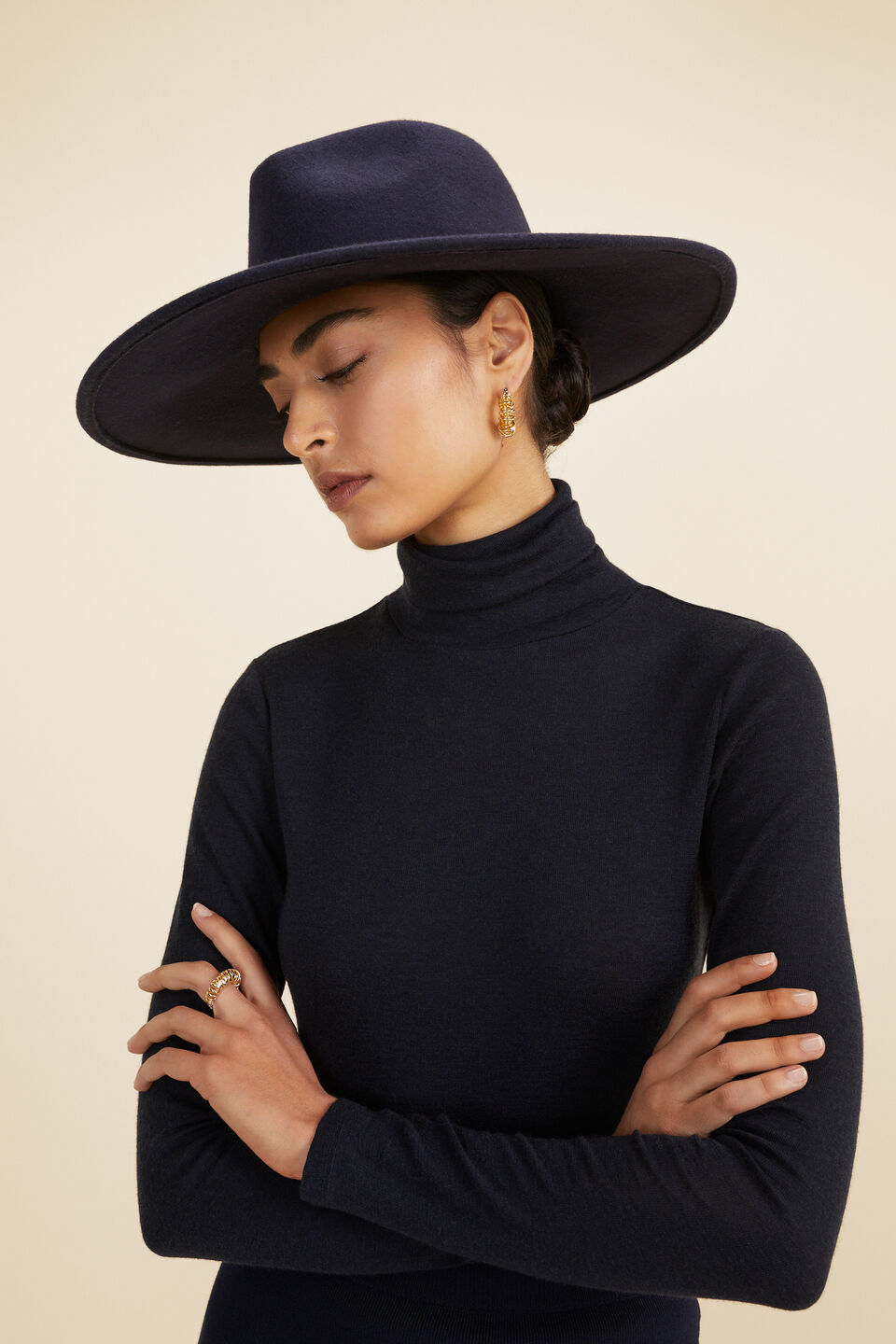 Wool Wide Brim Felt Fedora | Seed Heritage