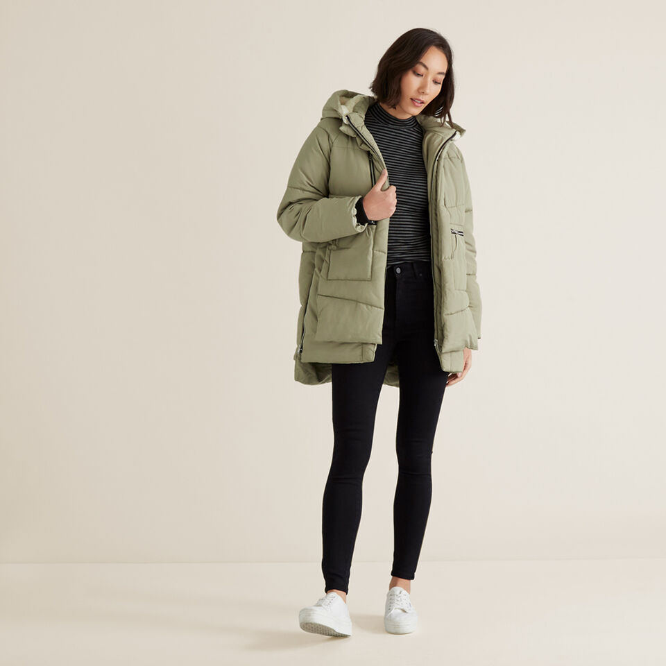Fleece Puffer Jacket | Seed Heritage
