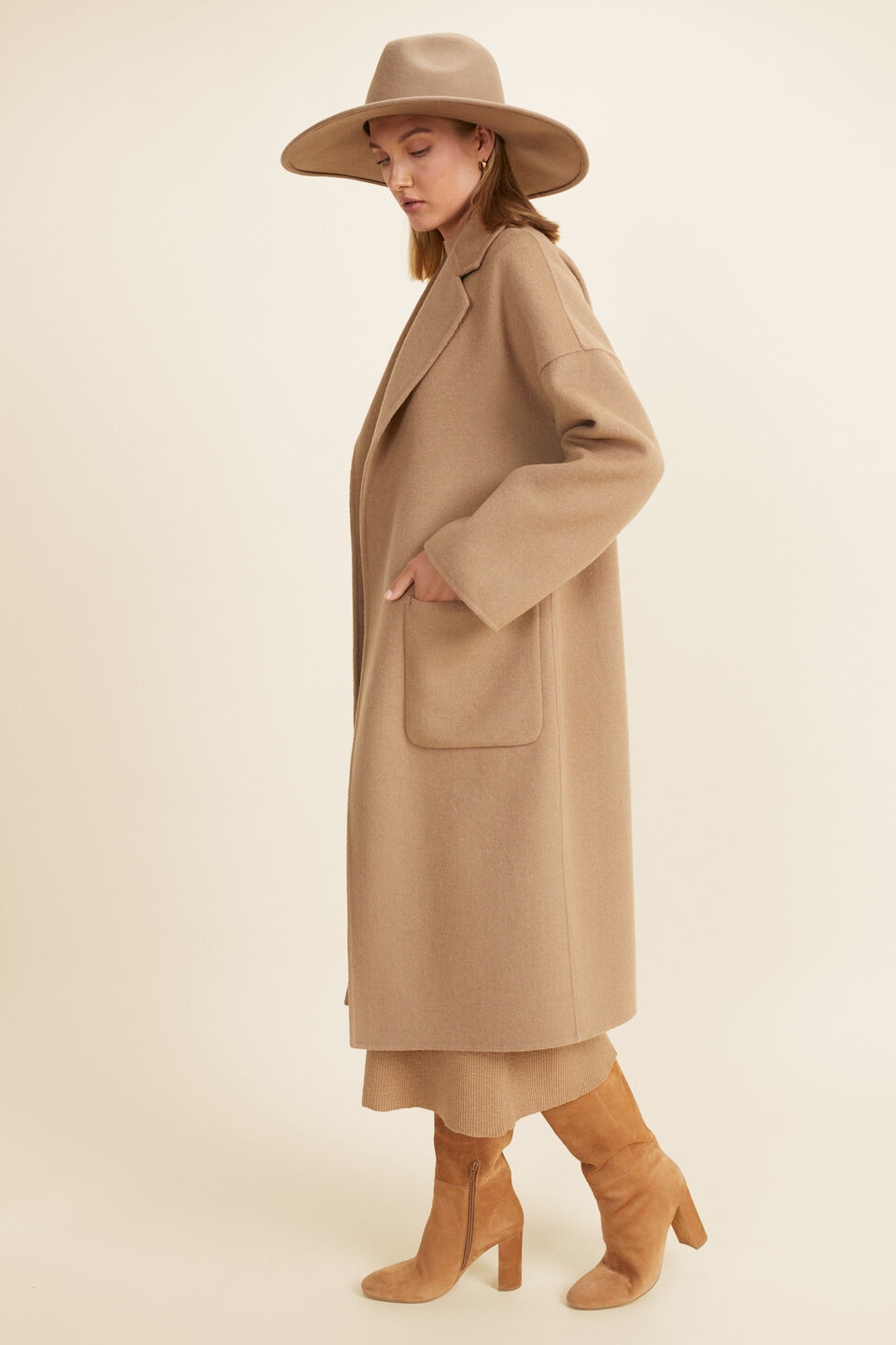 Wool Wide Brim Felt Fedora | Seed Heritage