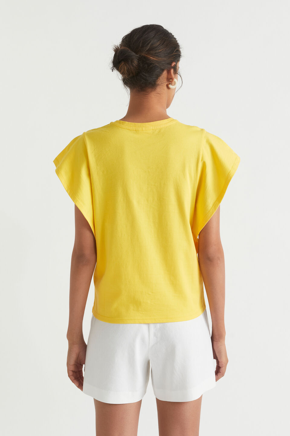 Ruffle Sleeve Tee | Seed Heritage