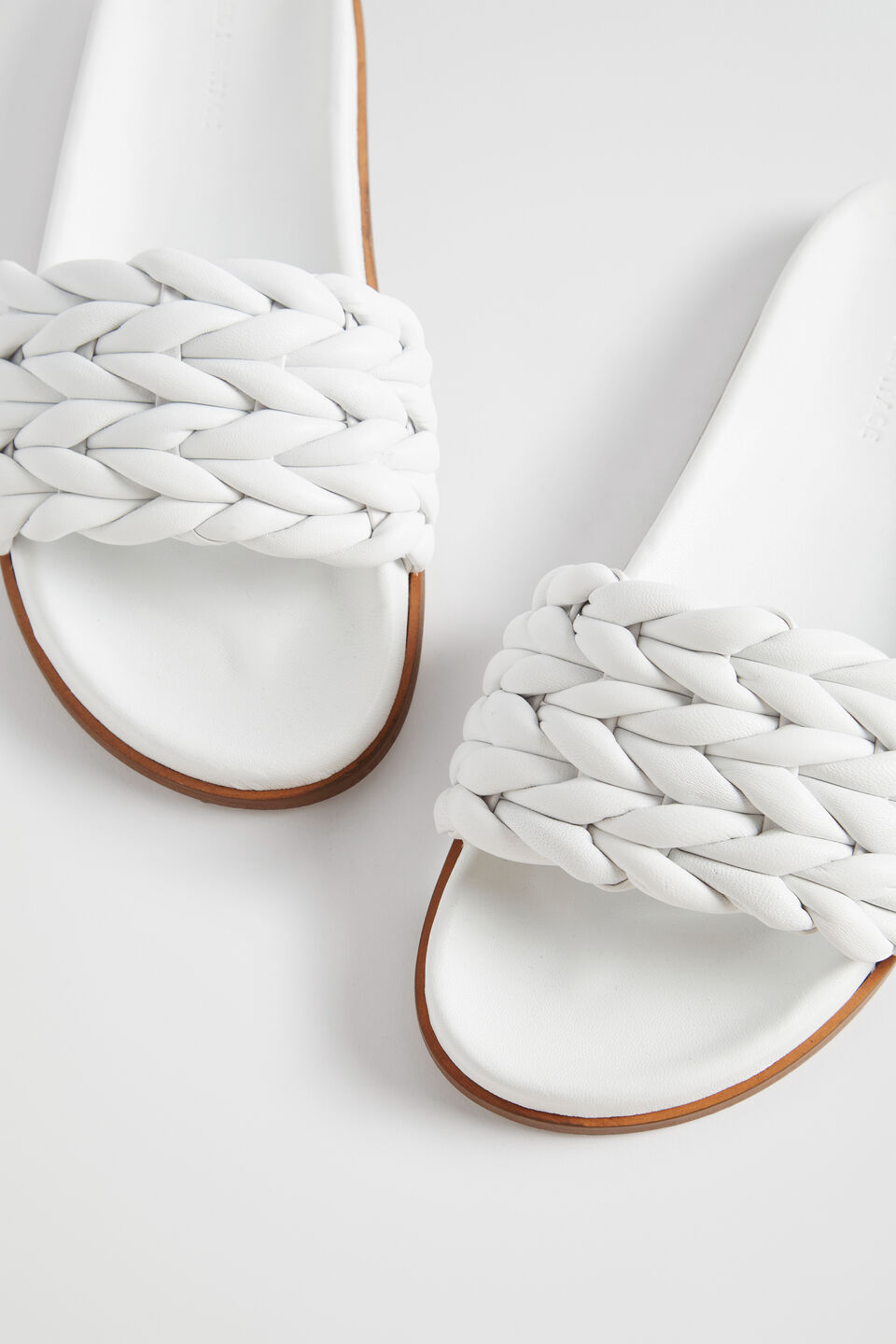 Dawn Leather Braid Slide | Seed Heritage
