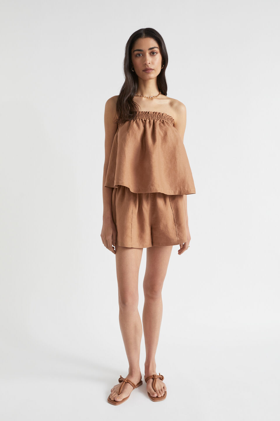 Linen Strapless Top | Seed Heritage