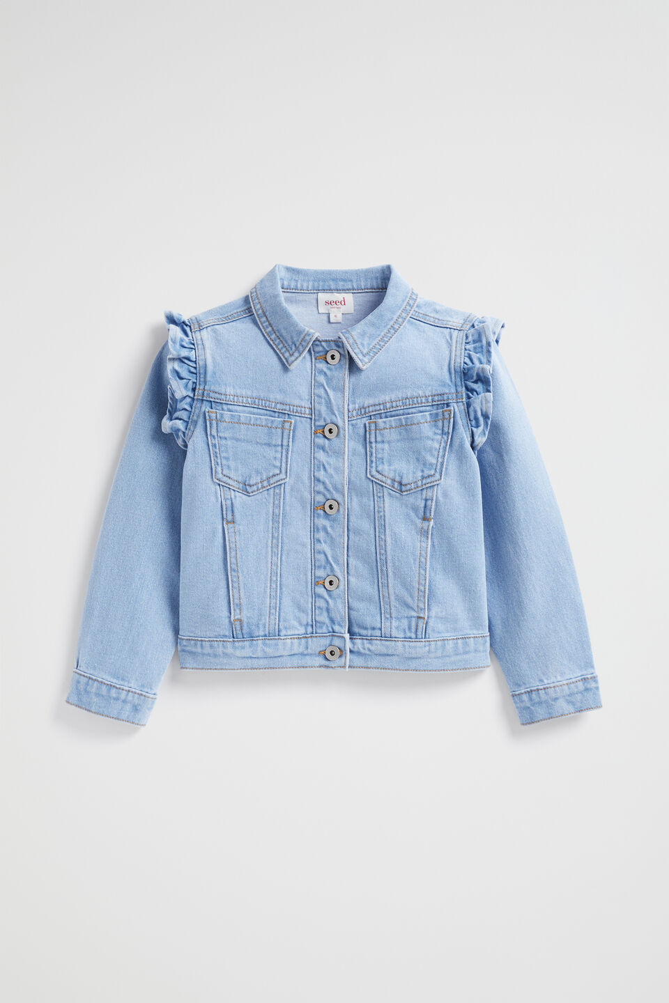 Frill Denim Jacket | Seed Heritage