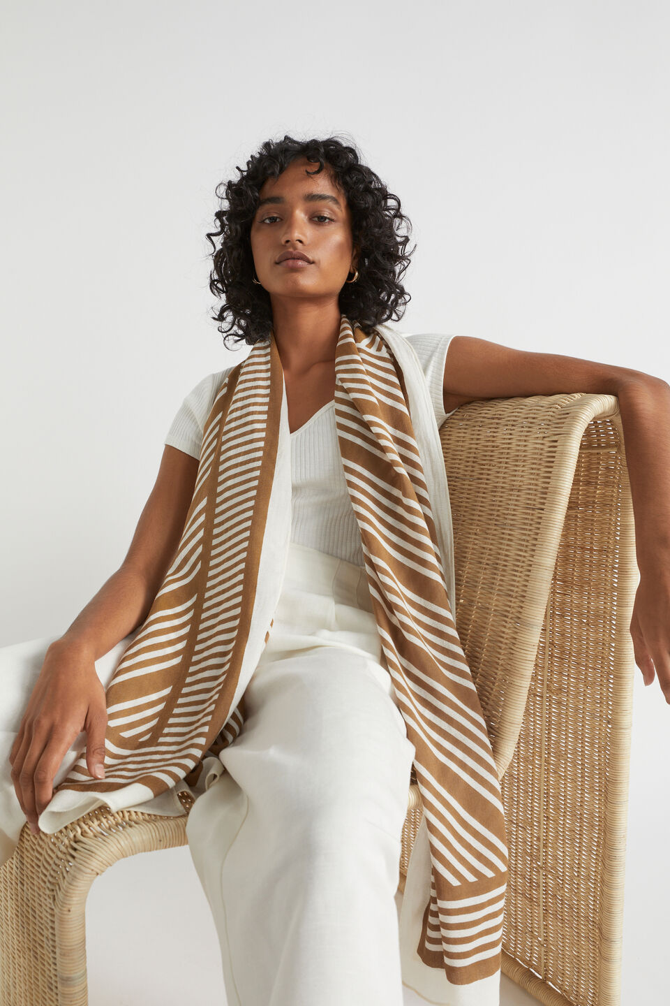 Line Work Scarf | Seed Heritage