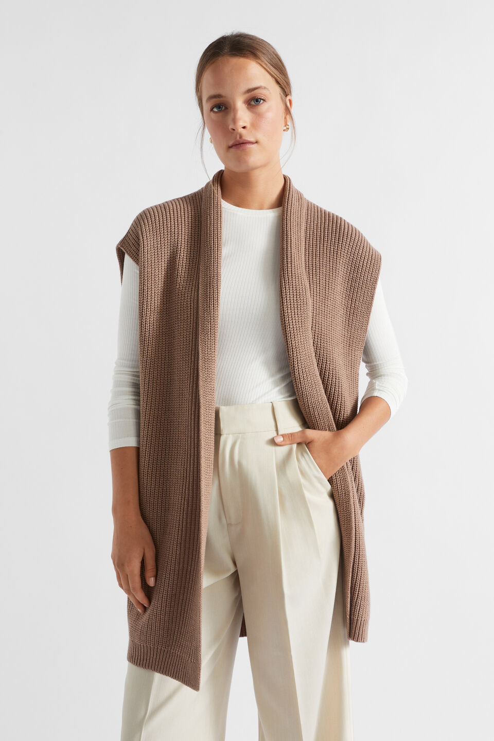 Wool Knit Gilet | Seed Heritage