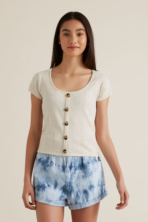 Button Rib Top | Seed Heritage
