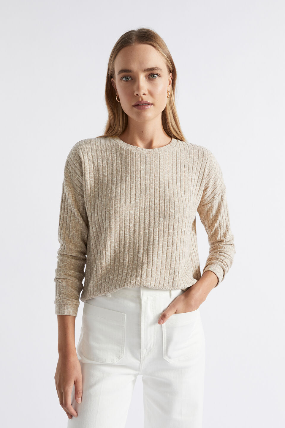 Ribbed Long Sleeve Top | Seed Heritage