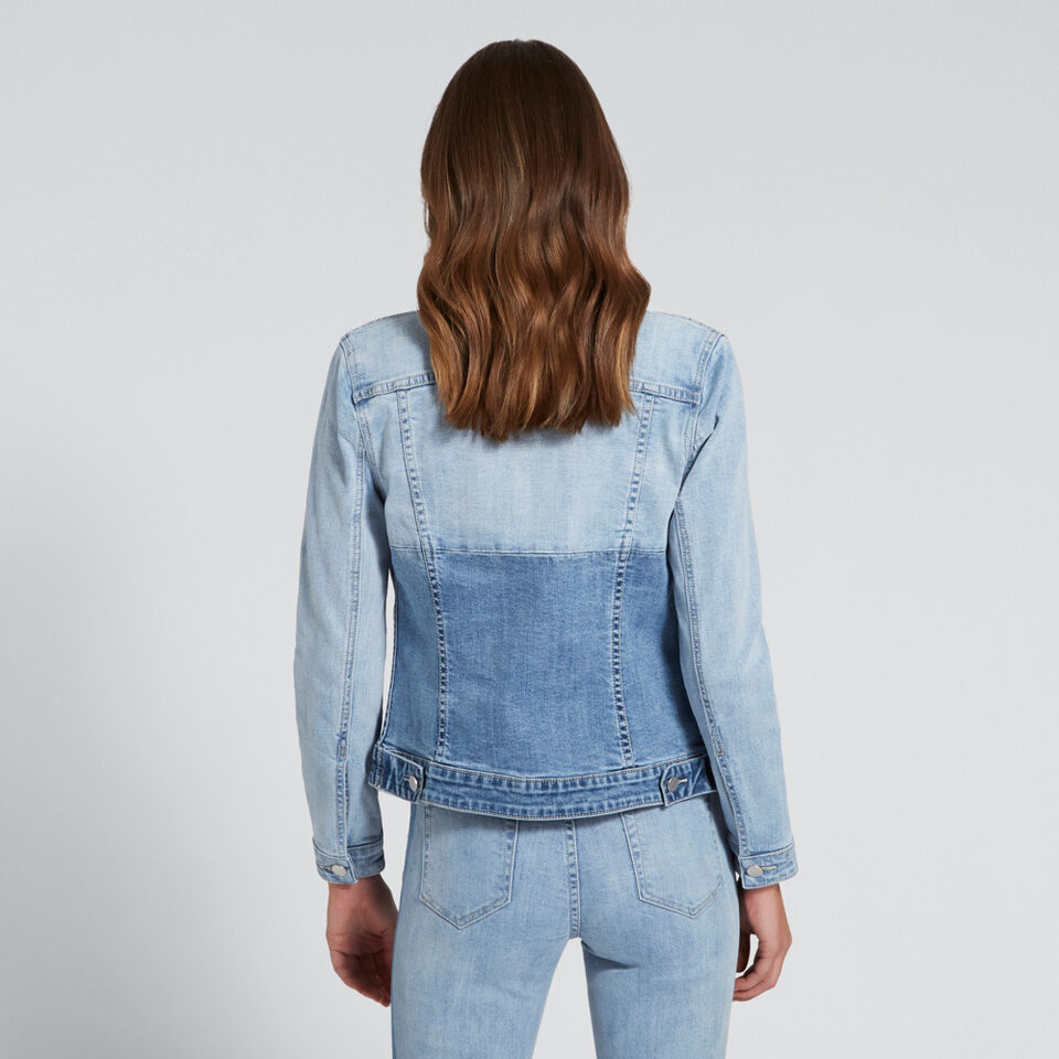 Spliced Denim Jacket | Seed Heritage