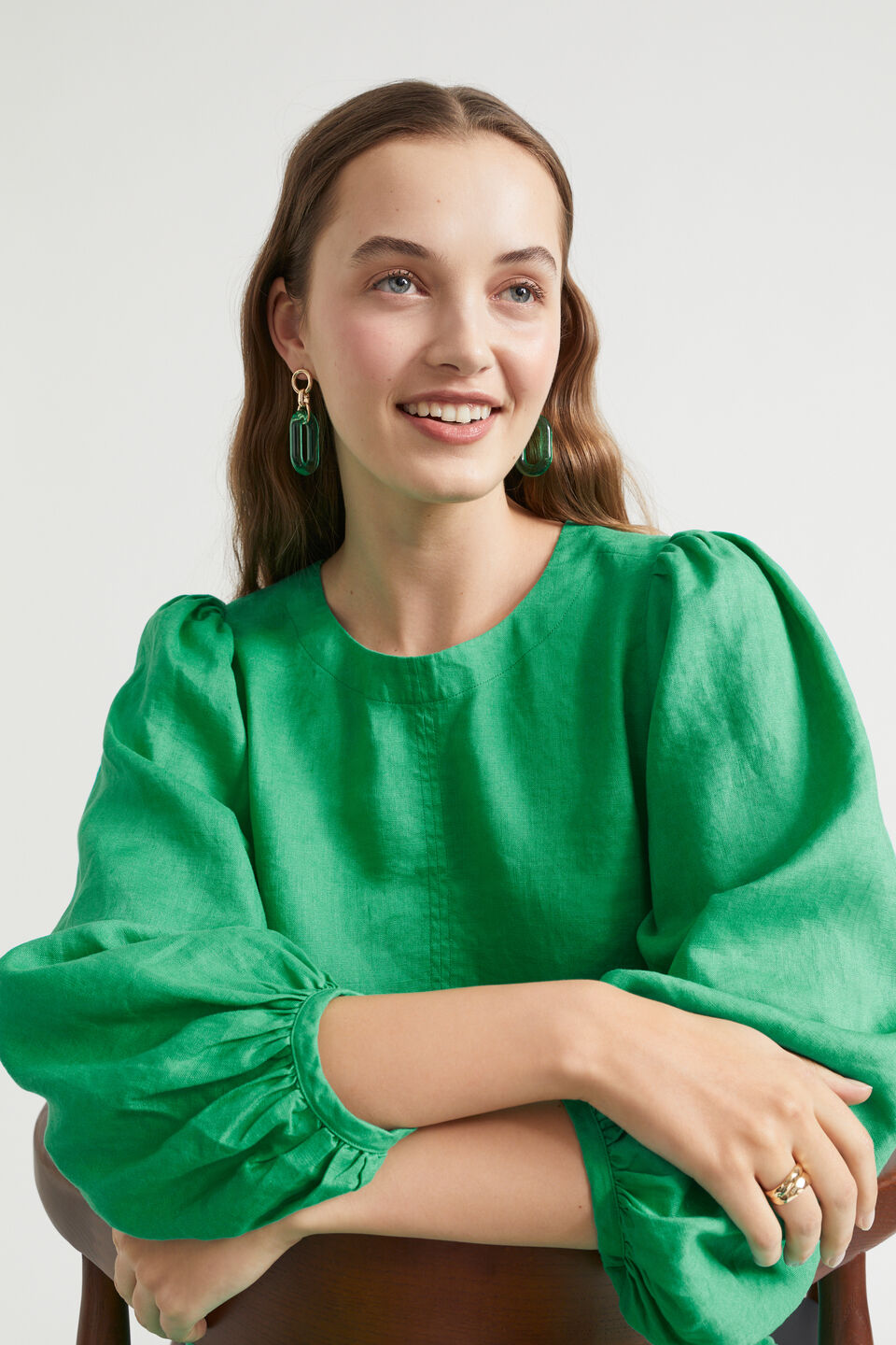 Linen Flared Top | Seed Heritage