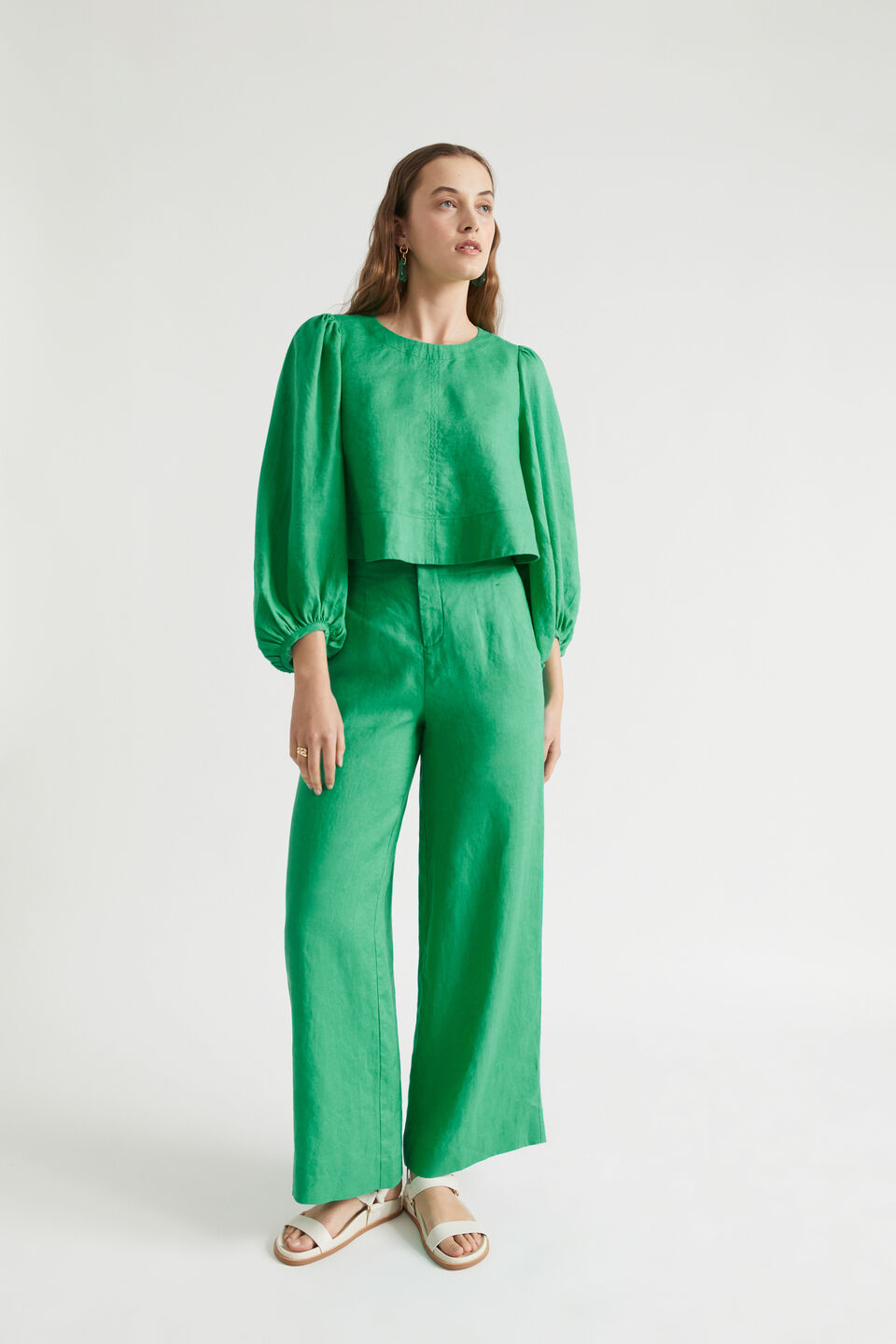 Linen Flared Top | Seed Heritage