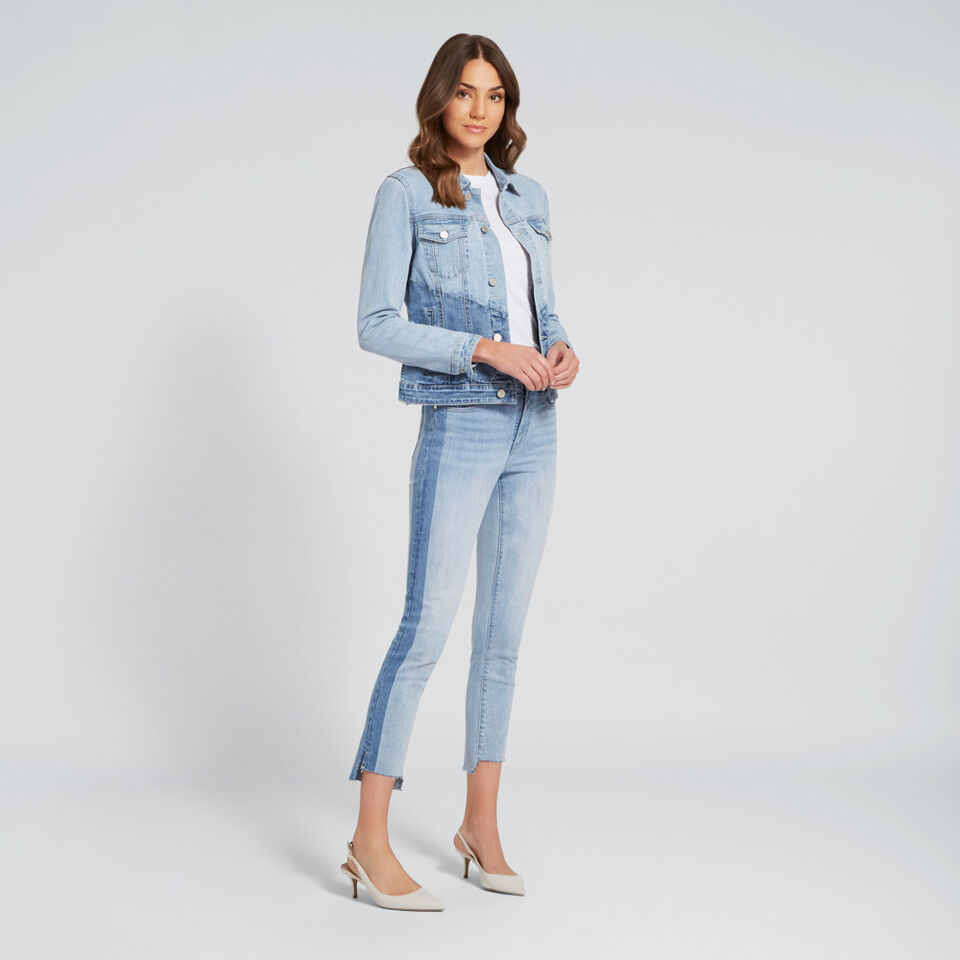 Spliced Denim Jacket | Seed Heritage