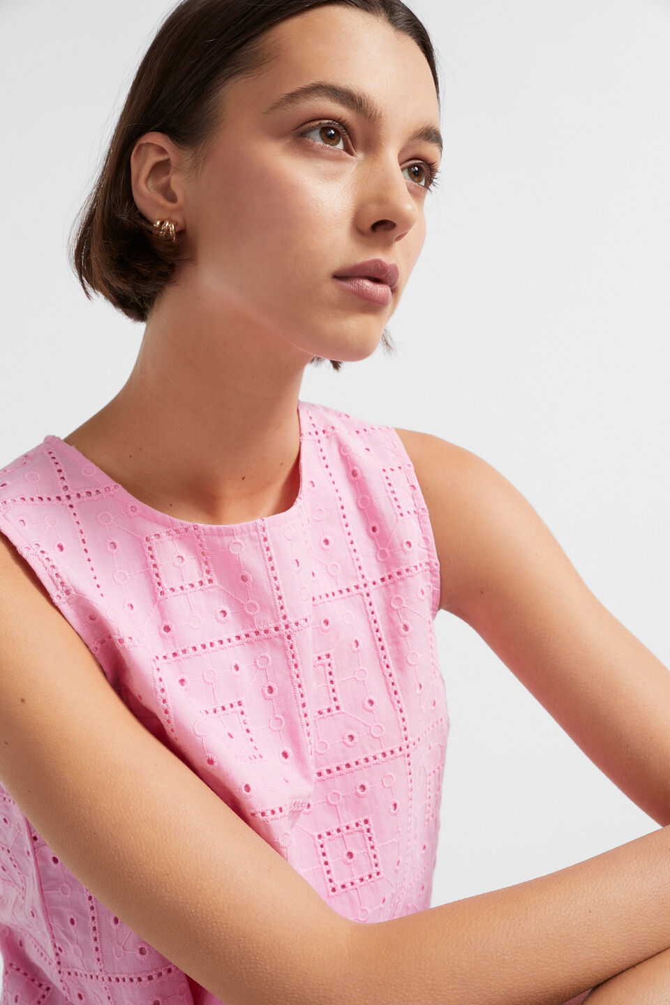 Broderie Mini Dress | Seed Heritage