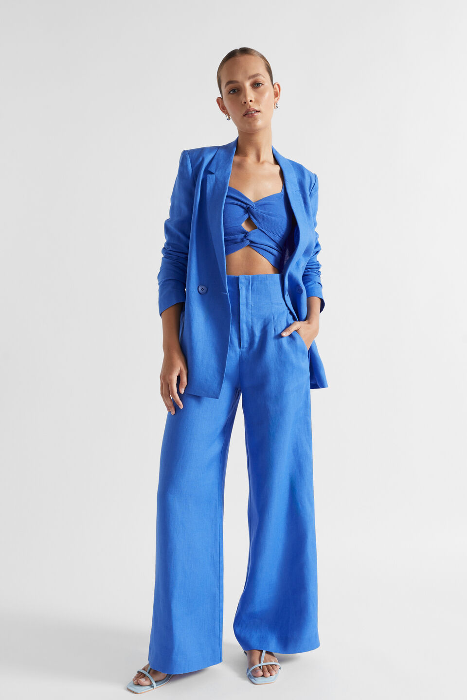 Core Linen Waisted Pant | Seed Heritage