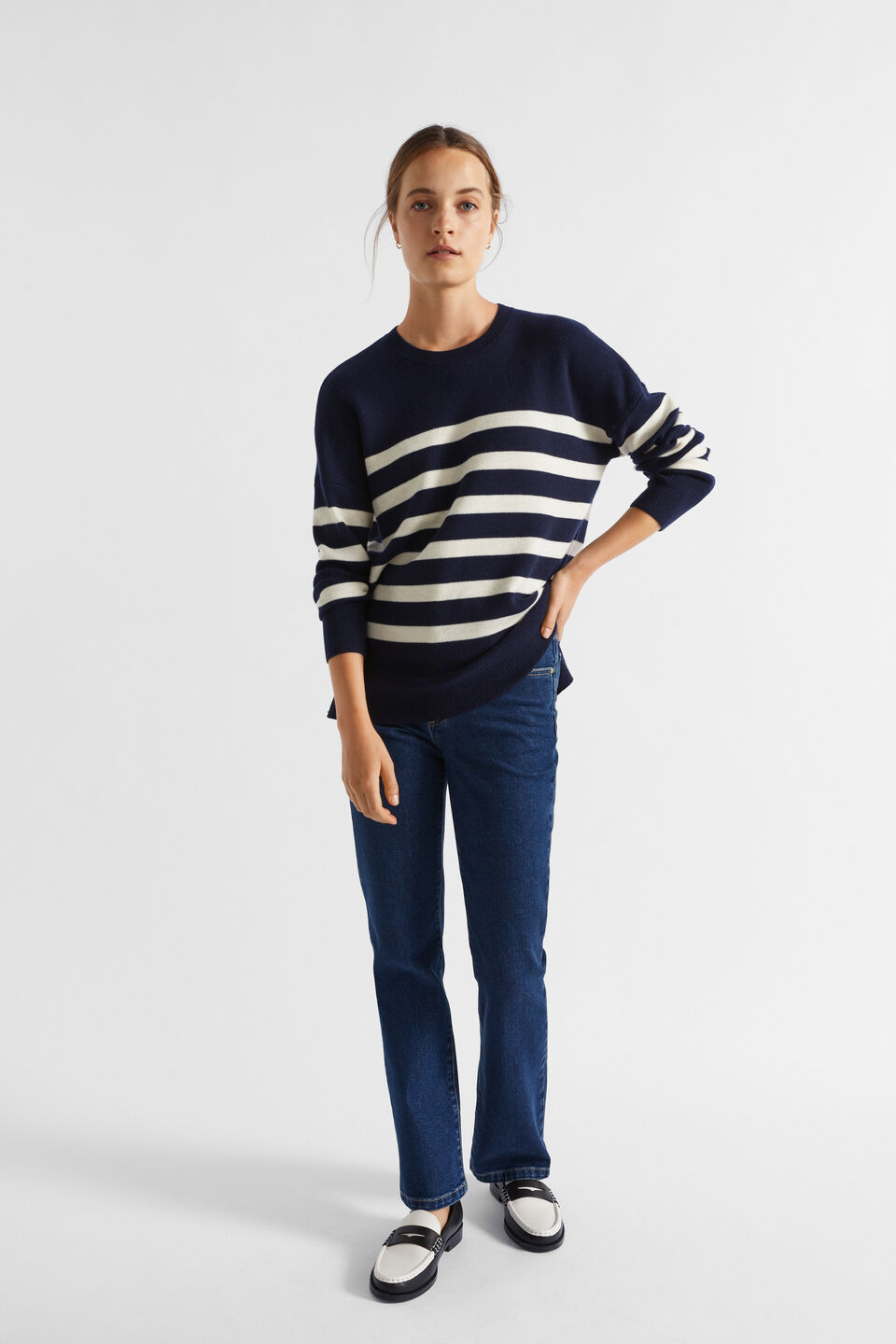 Stripe Double Knit Sweater | Seed Heritage
