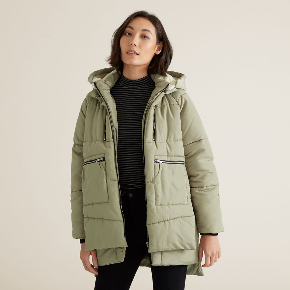Fleece Puffer Jacket | Seed Heritage