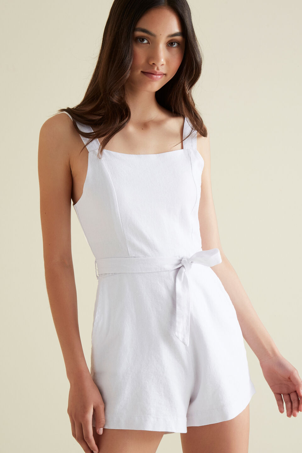 Linen Blend Romper | Seed Heritage