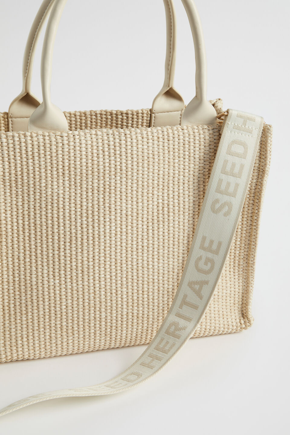 Structured Mini Straw Tote | Seed Heritage