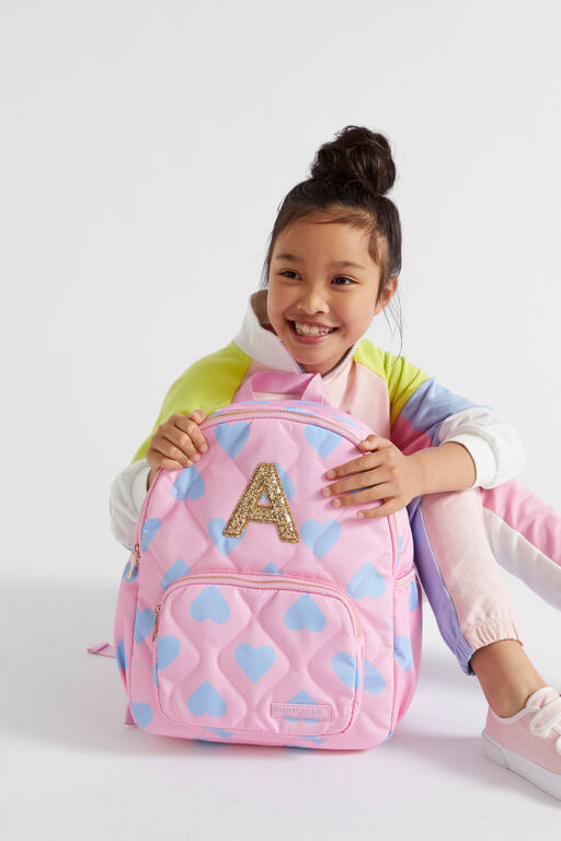 Quilted Initial Backpack | Seed Heritage