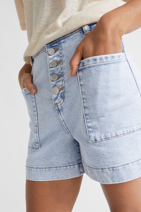 Denim Button Fly Short | Seed Heritage