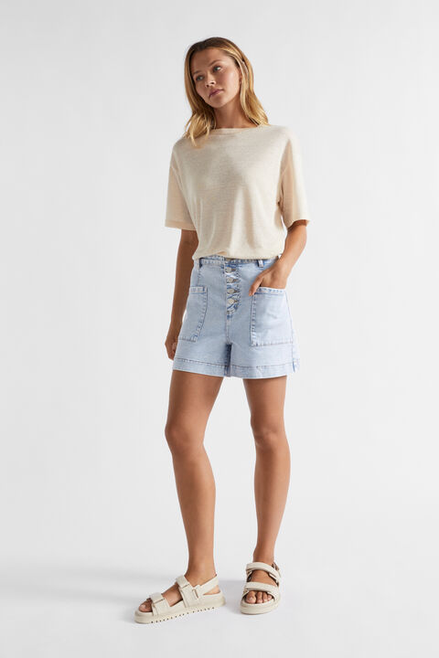 Denim Button Fly Short | Seed Heritage