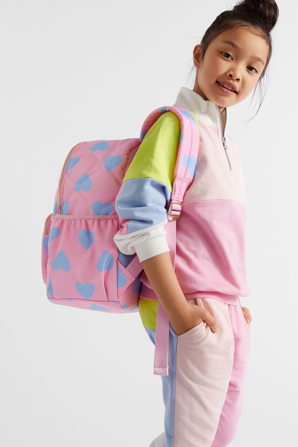 Quilted Initial Backpack | Seed Heritage