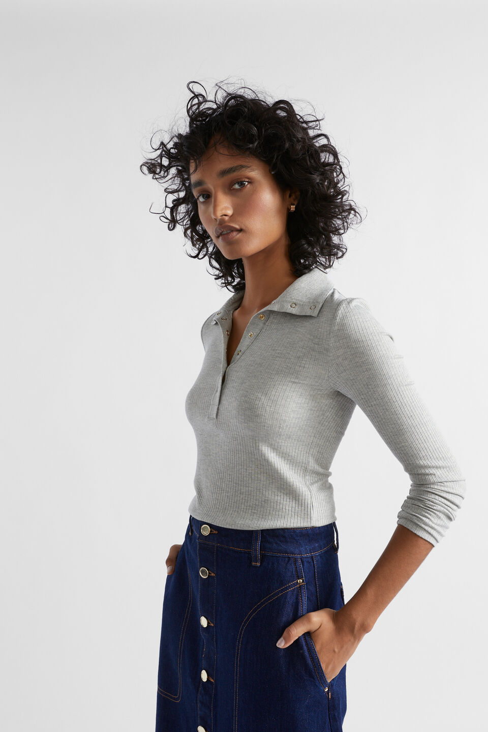 Core Rib Henley Top | Seed Heritage