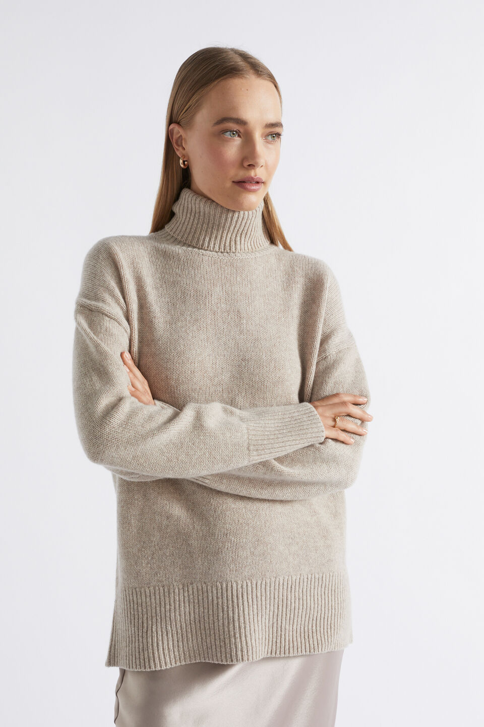Merino Wool High Neck Knit | Seed Heritage Nz