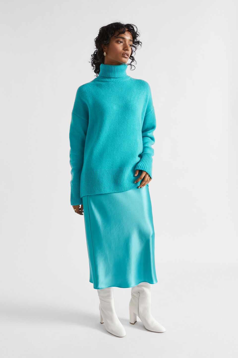 Merino Wool High Neck Knit | Seed Heritage NZ