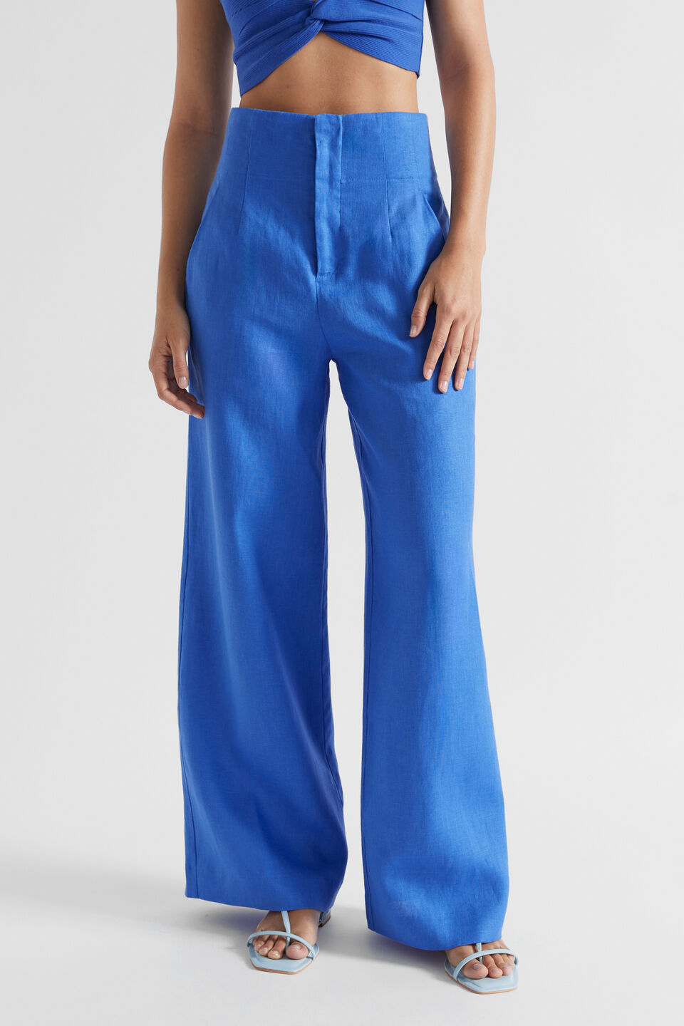 Core Linen Waisted Pant | Seed Heritage NZ
